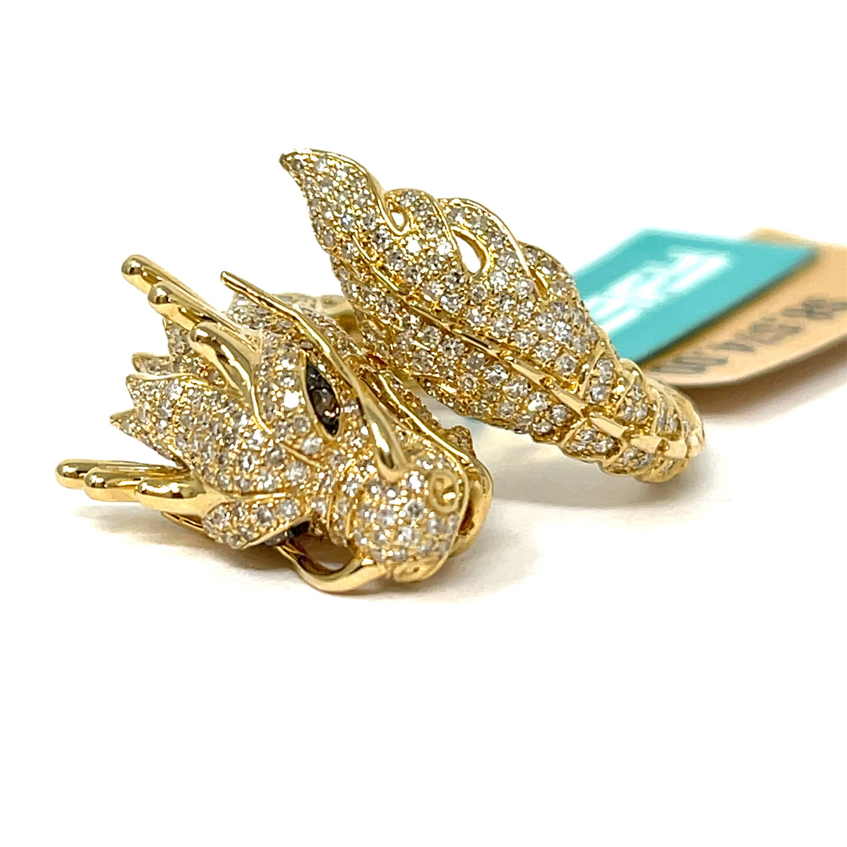 14K Effy Diamond Dragon Ring MSRP $8574 – Jewel Envy